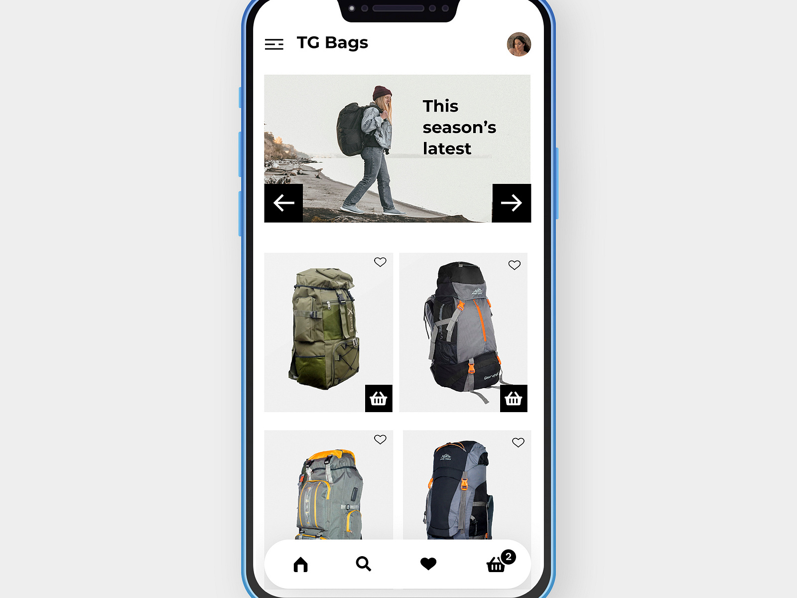 Ecommerce Product Listing screen by Hemant - UI / UX Designer on Dribbble