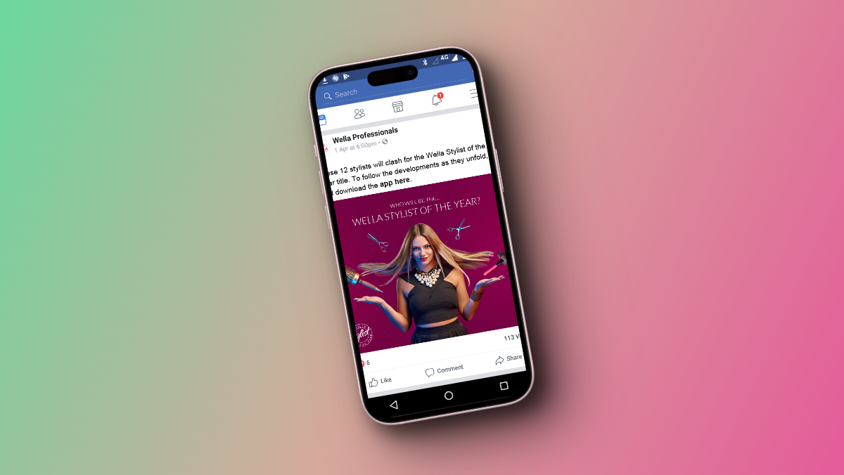 Wella Professionals Mobile App, FB ads, Standee by Deepan on Dribbble