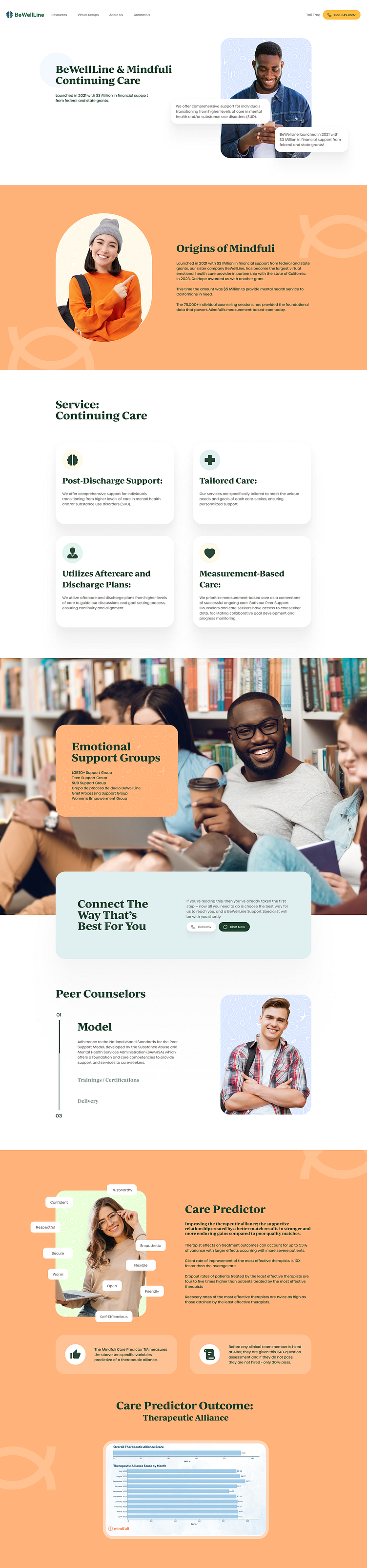 Be Well Line - Page Design by Kerdon Stuart 👋 on Dribbble