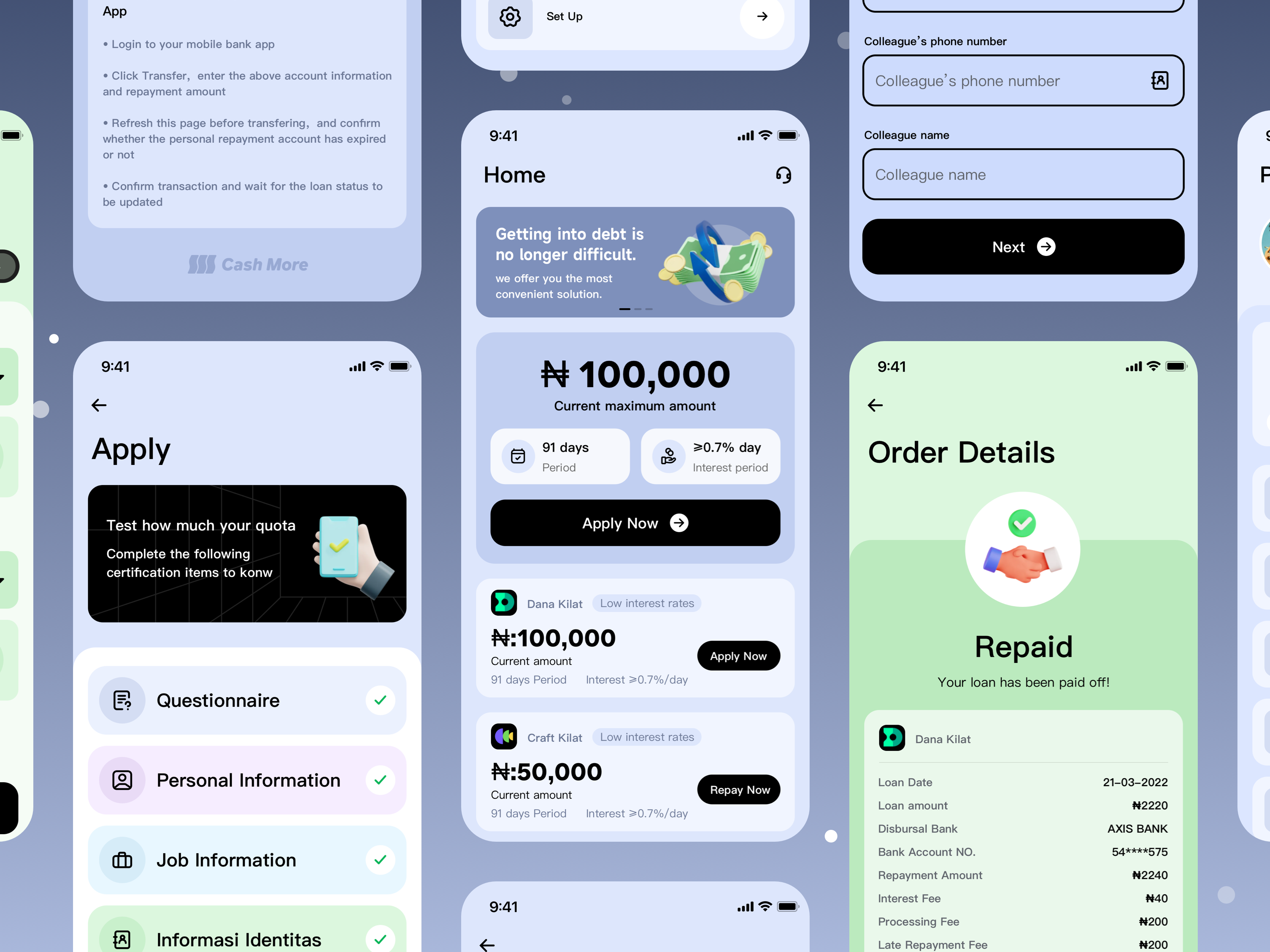 Finance App UI Design by DAO UI Design Studio on Dribbble