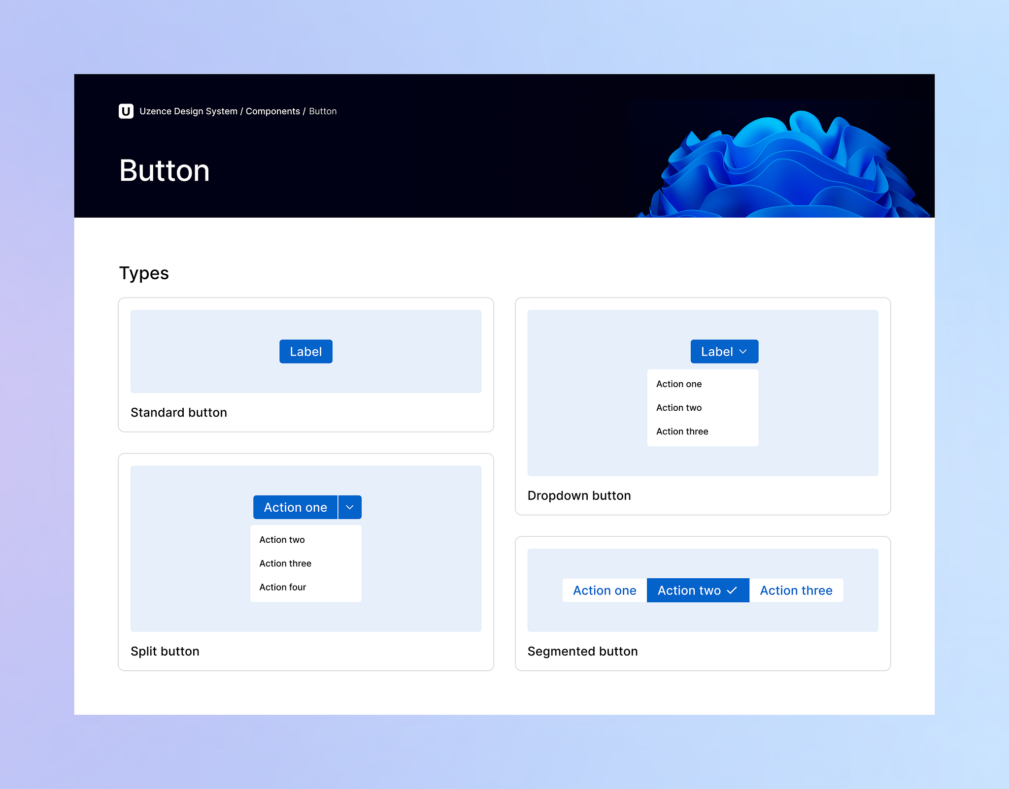 UI Component - Button | Uzence by Uzence Design Agency on Dribbble
