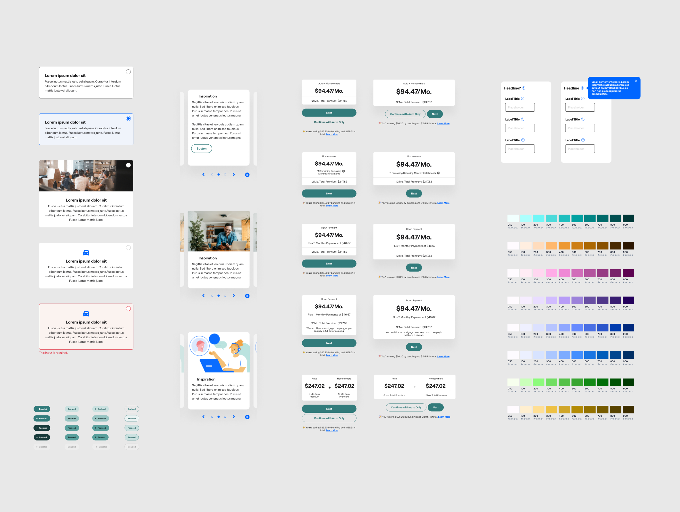 Light and Dark Mode Components by Gabe Lopez for Brave People on Dribbble