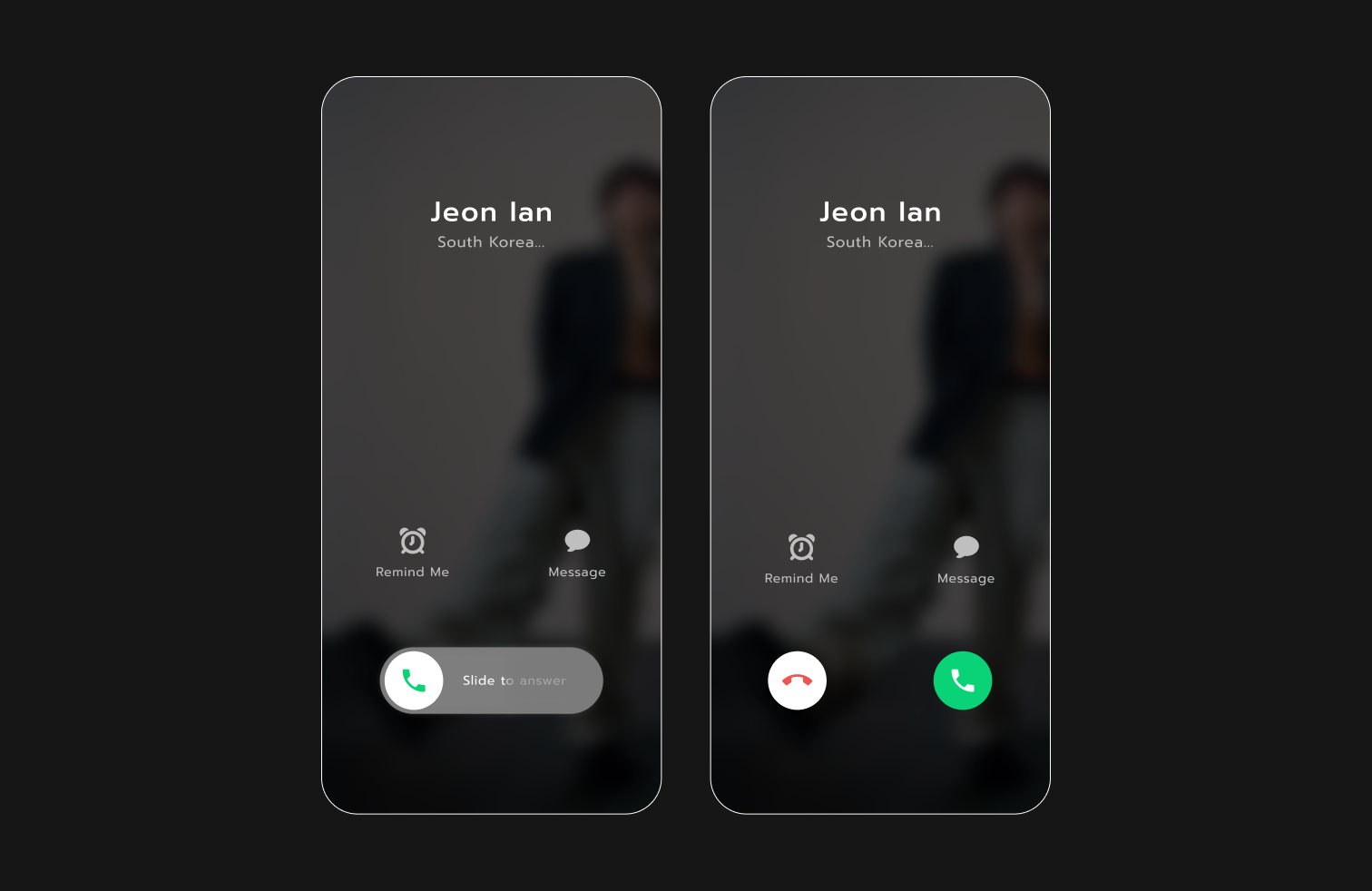 Daily UI 010 - Incoming call by Mamatha Aluvala on Dribbble