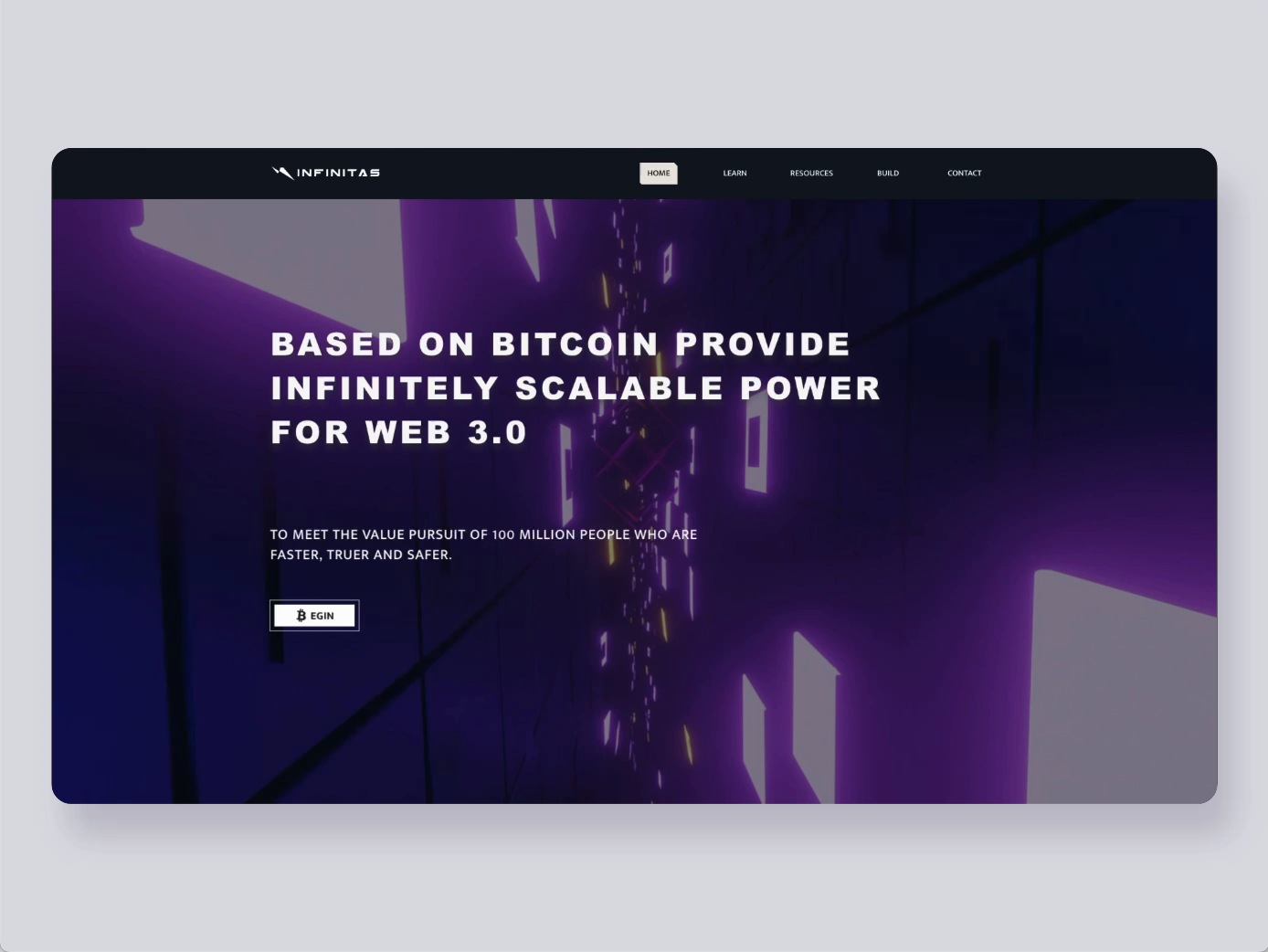 INFINITAS Web Design by Evan Chan on Dribbble