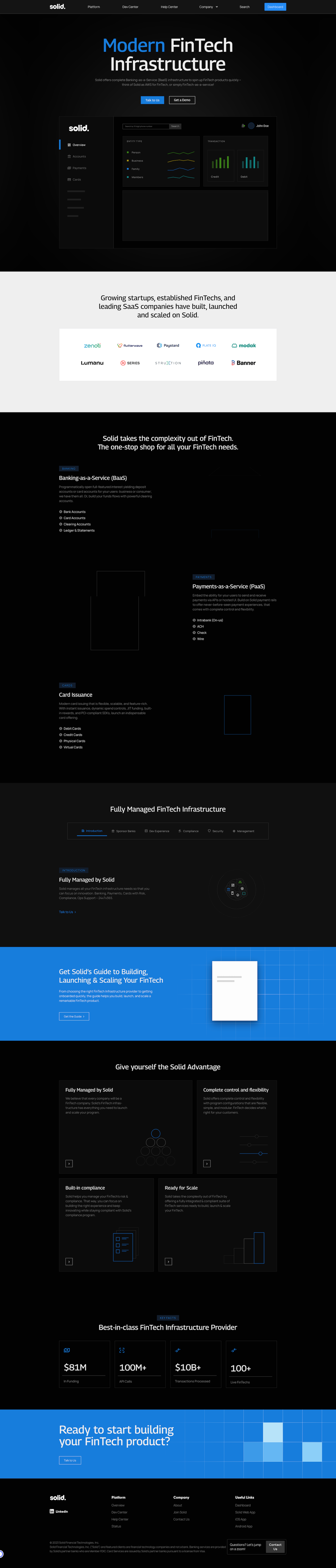 SolidFi Website Development by Flowspark on Dribbble