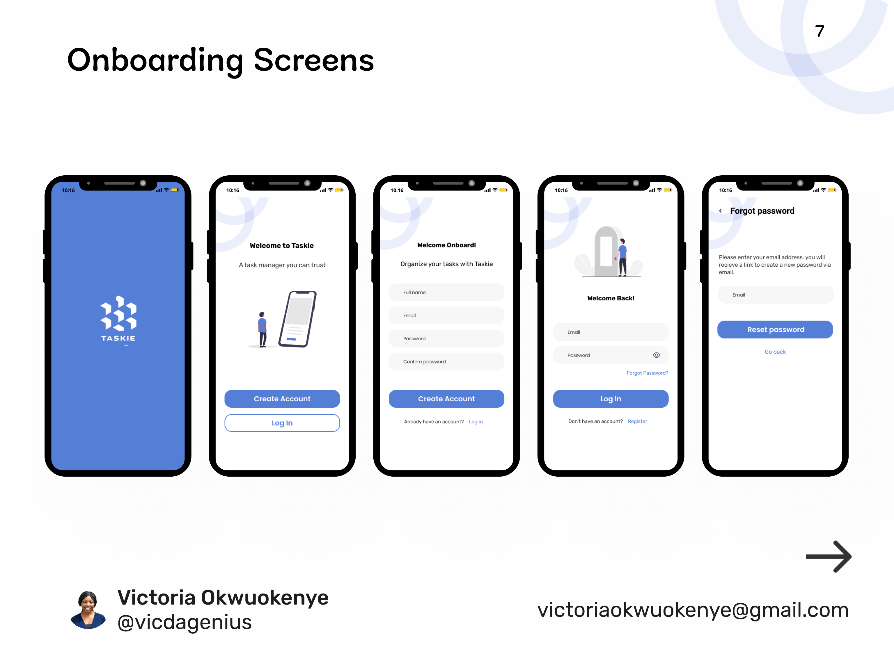 Taskie "An all-in-one task management app." by Victoria Okwuokenye on Dribbble