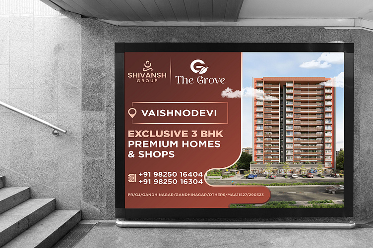Outdoor Advertisement: Banner | Hoarding | Standee design by Kathan on ...