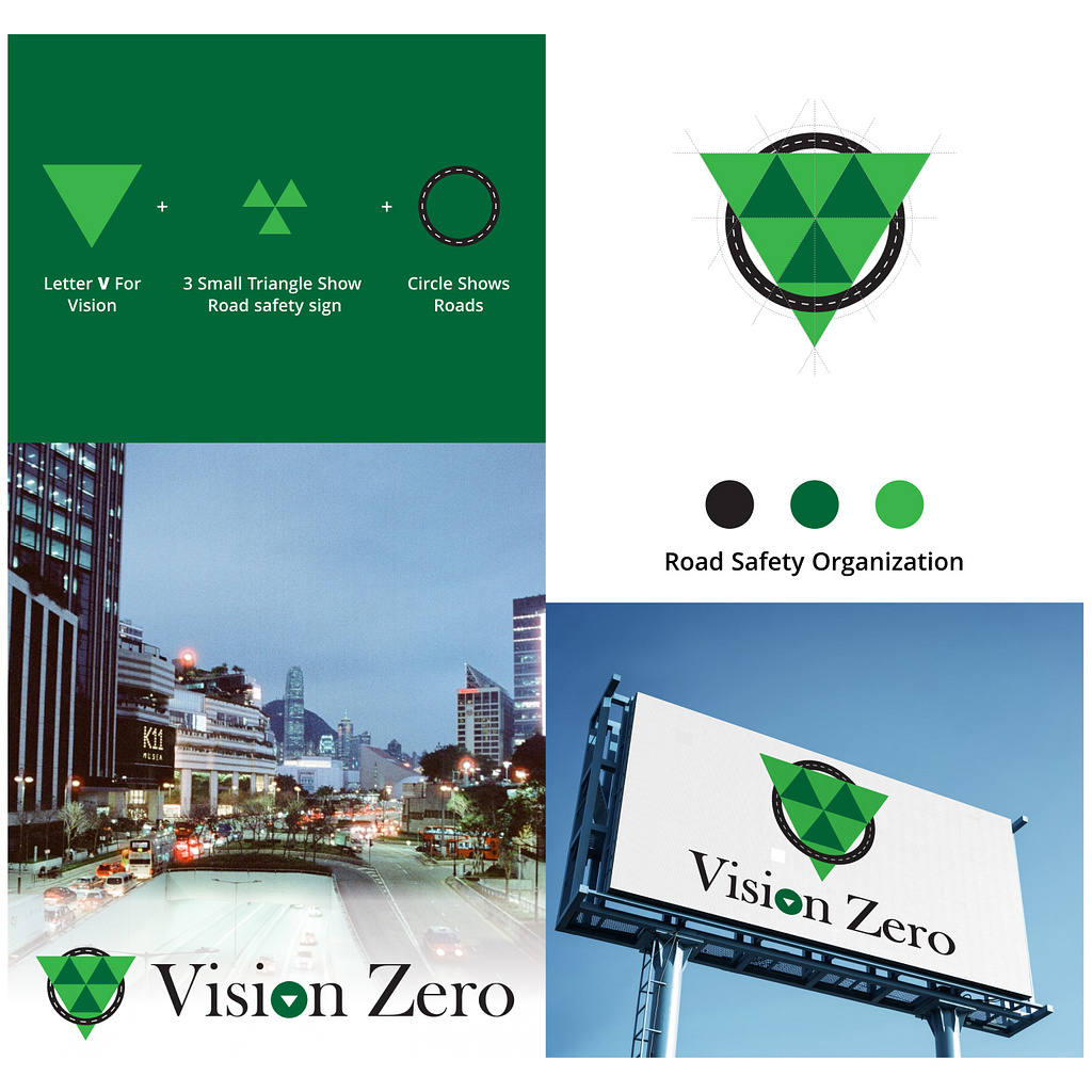 Vision Zero Logo by Dhaval Umaretiya on Dribbble