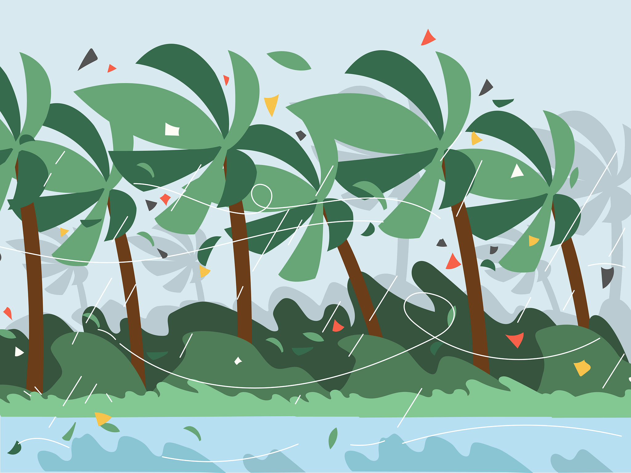 Typhoon illustration by Laboni Akter on Dribbble
