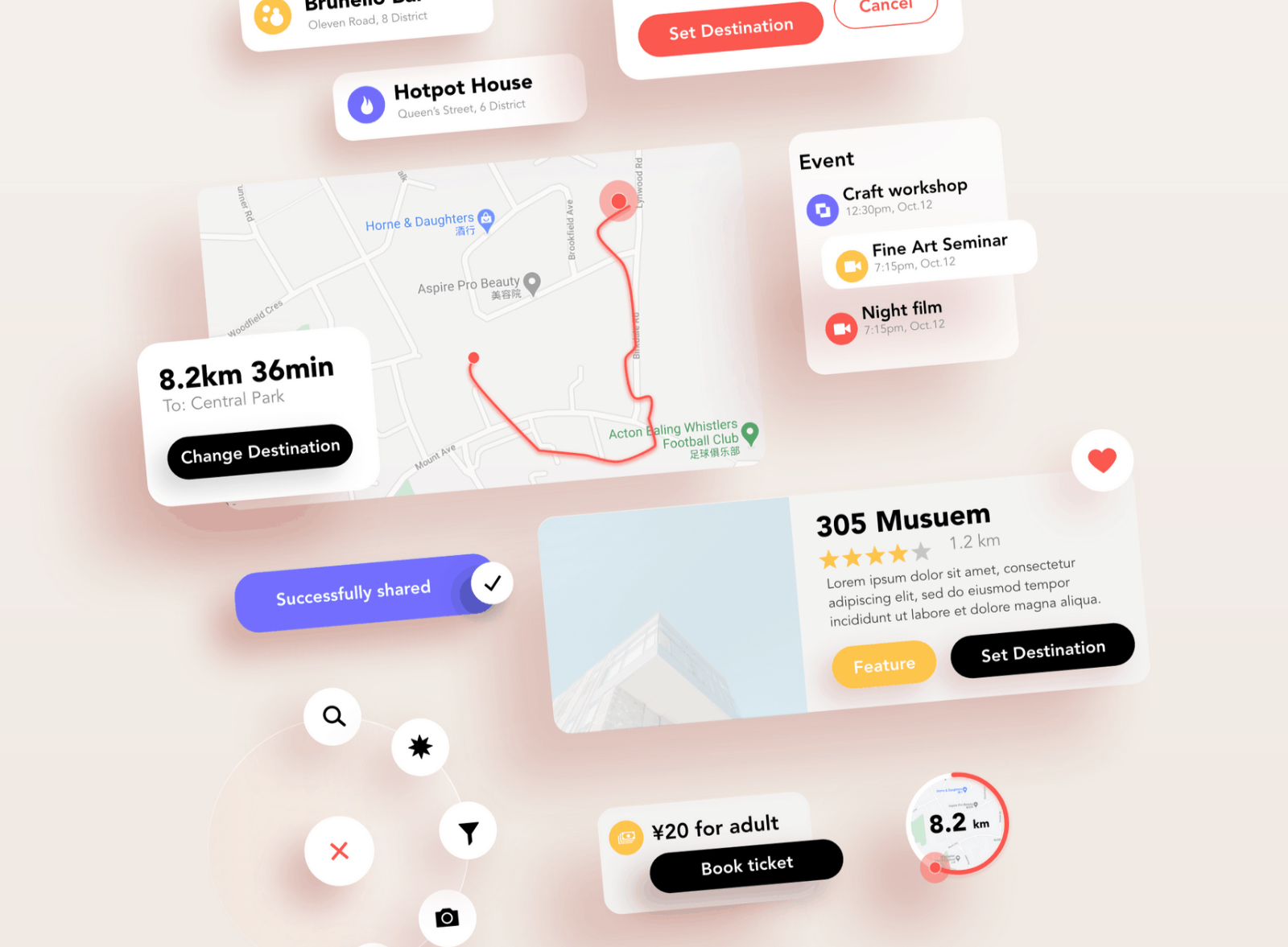 Ar Navigation App For Traveller By Aria Xiying Bao On Dribbble