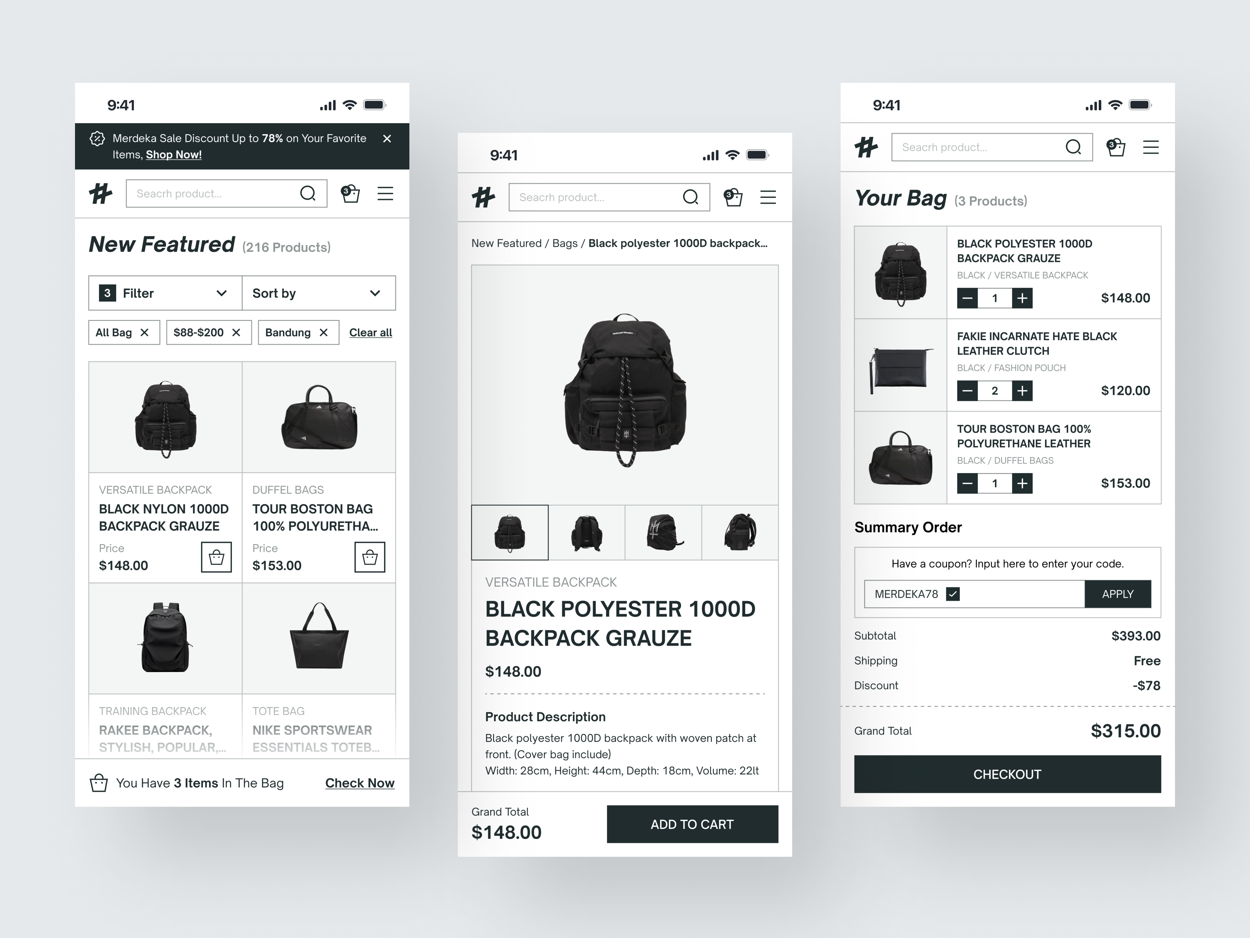 Mobile Ecommerce designs, themes, templates and downloadable graphic ...