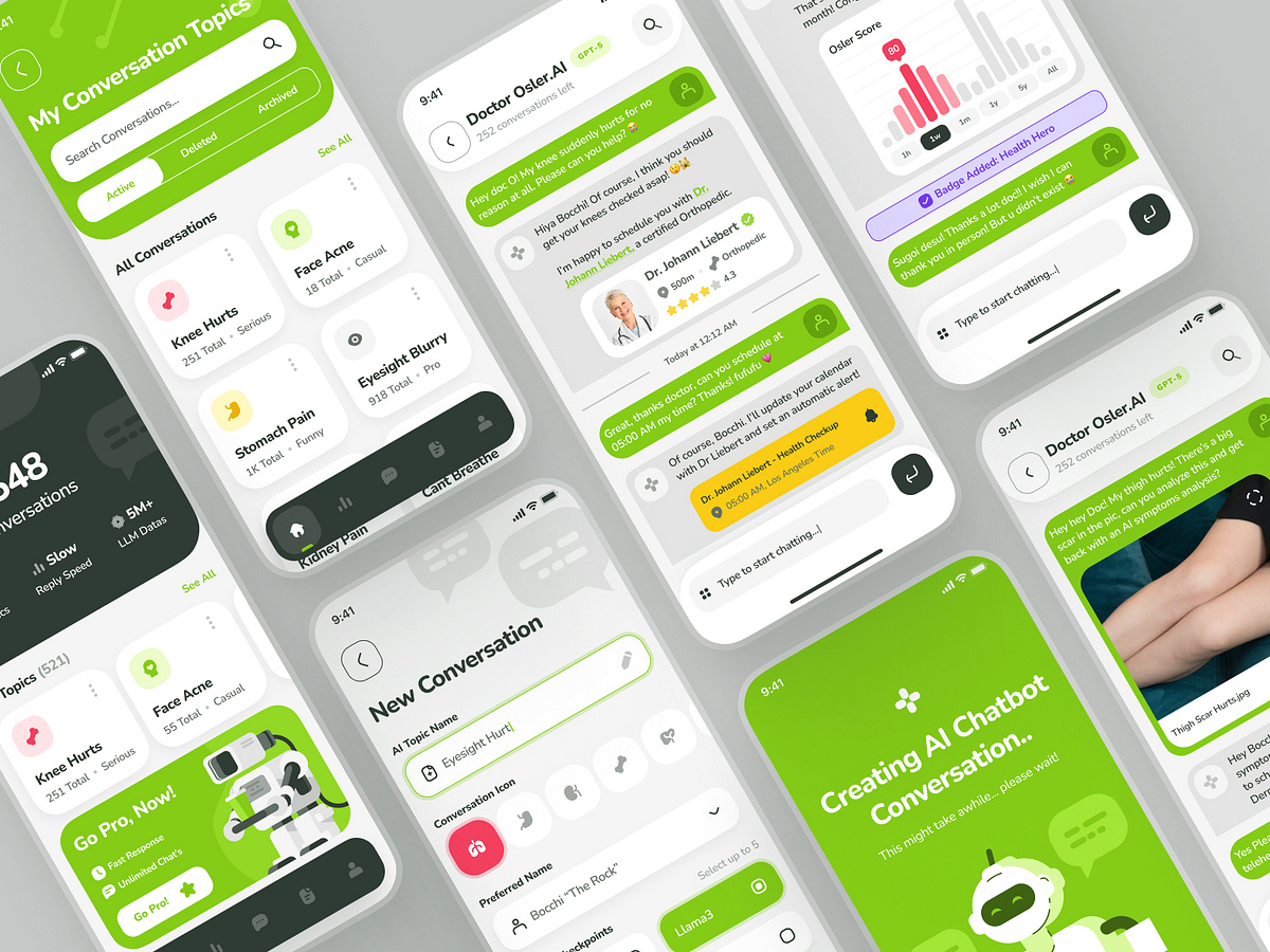 Chat UI designs, themes, templates and downloadable graphic elements on ...