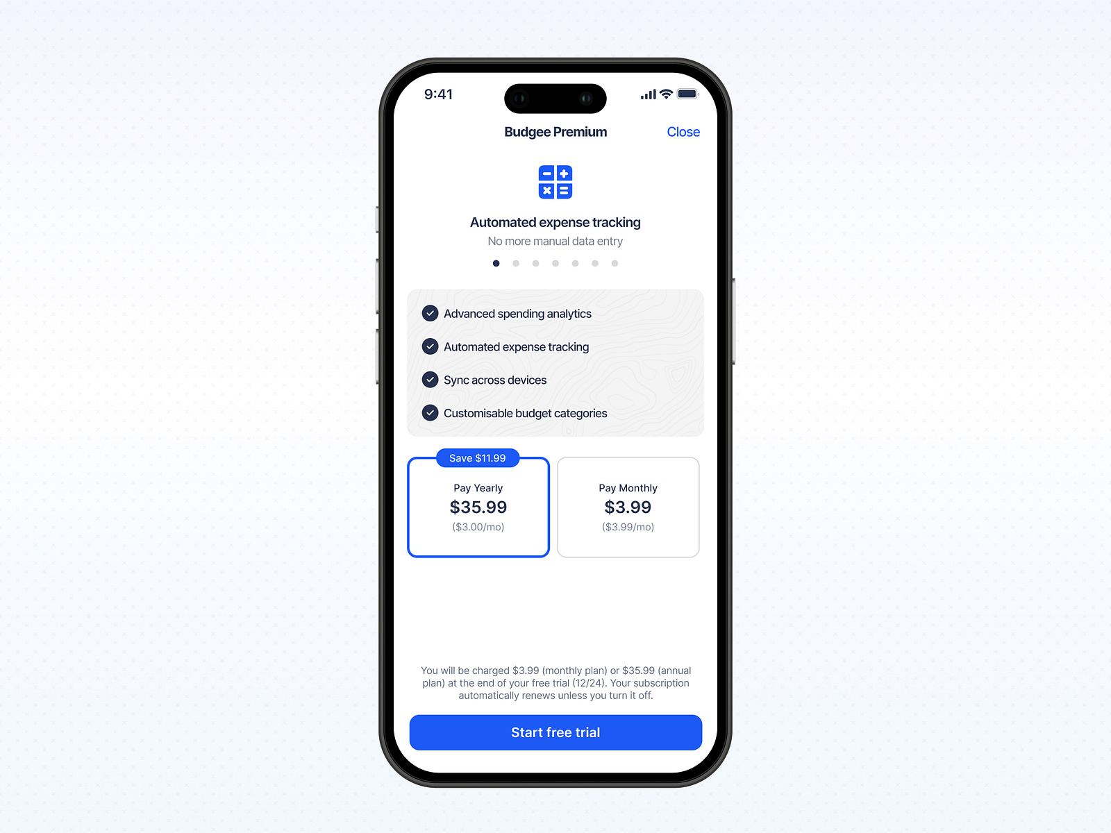 Mobile Premium Subscription UI: Clean and Minimalist Interface by Zsolt ...