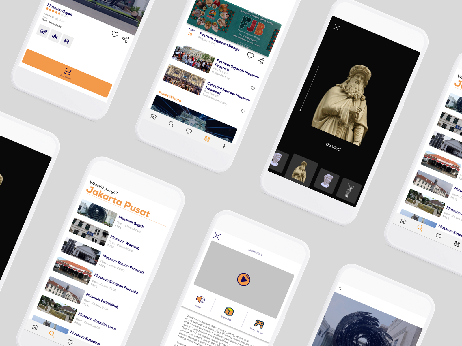 Museum Explorer App UI by Anna Thasyia on Dribbble
