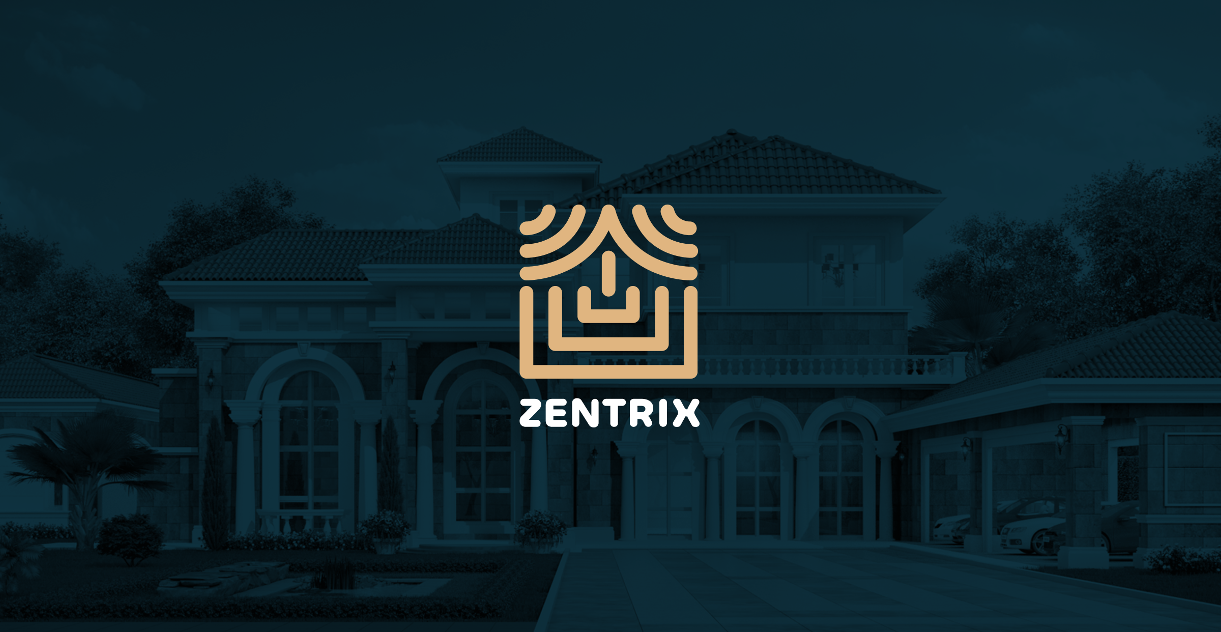 Zentrix Real Estate Company Brand Identity Design by Ofspace Branding ...
