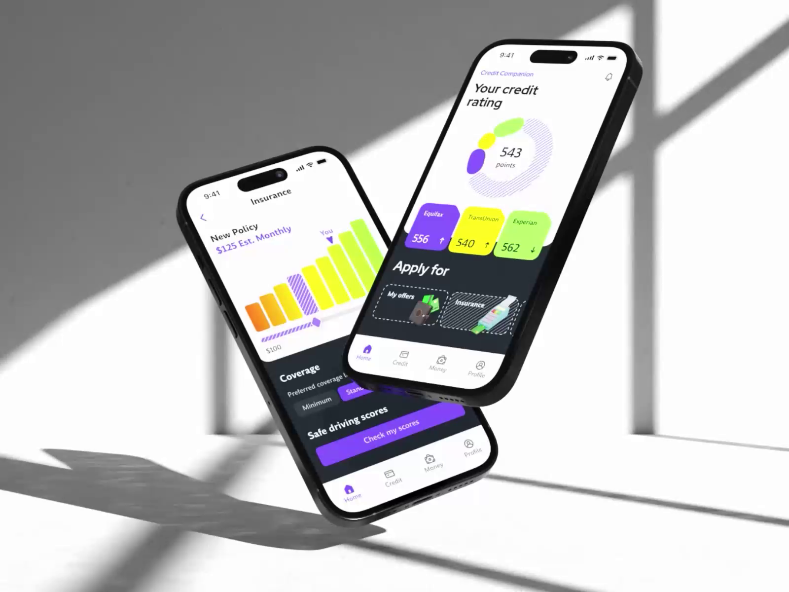 Credit Monitoring App by Desire Creative Agency on Dribbble