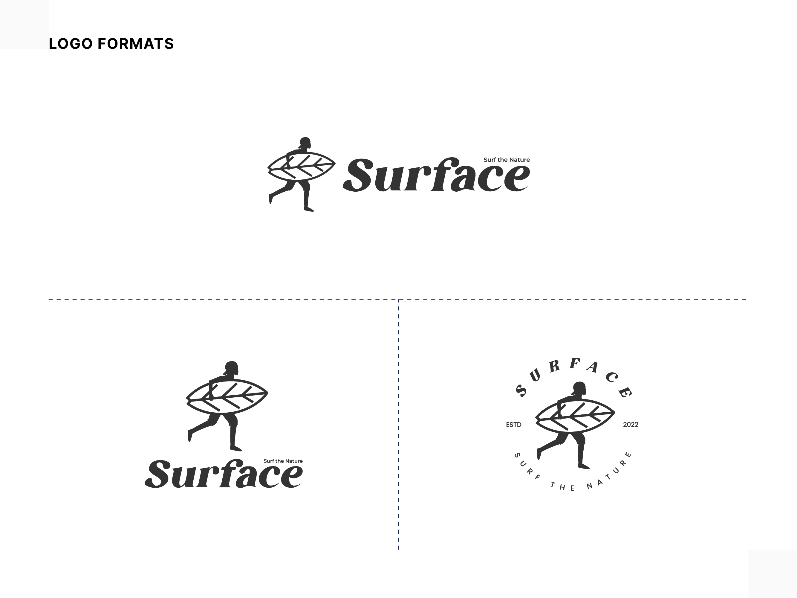 Surface - Surfing Logo Design | Brand Identity by Iftekhar Adil on Dribbble