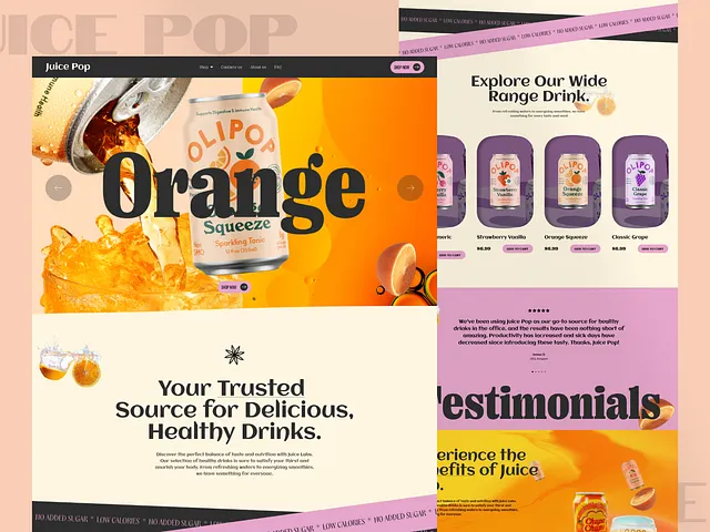 Juice Website designs, themes, templates and downloadable graphic ...