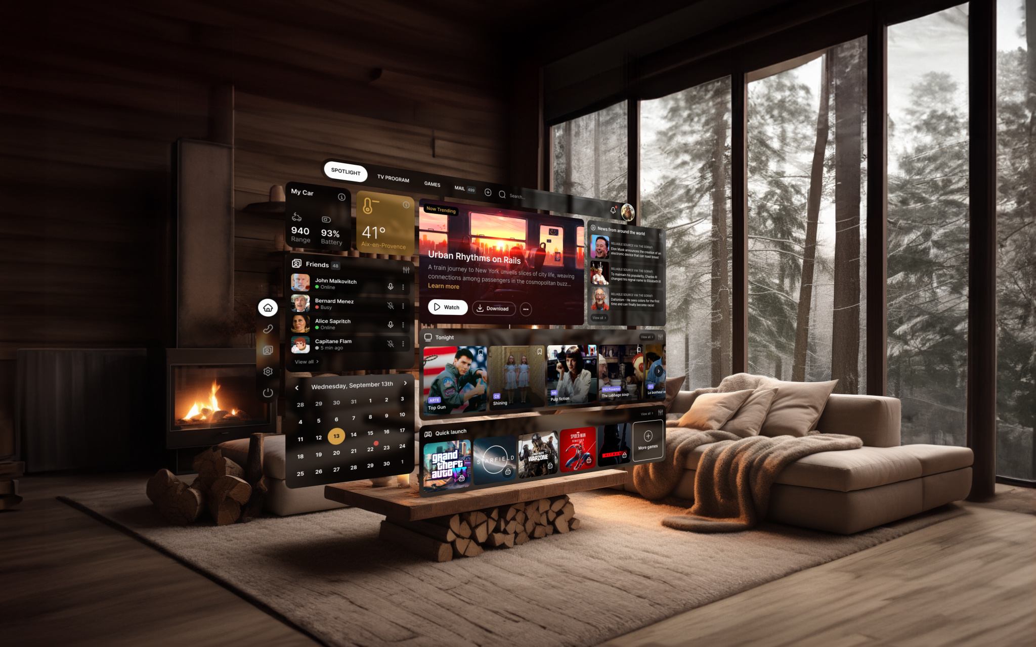 Vision OS - Spatial UI Concept by Jerome Bergamaschi on Dribbble