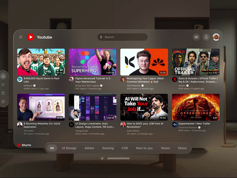 Youtube UI designs, themes, templates and downloadable graphic elements ...