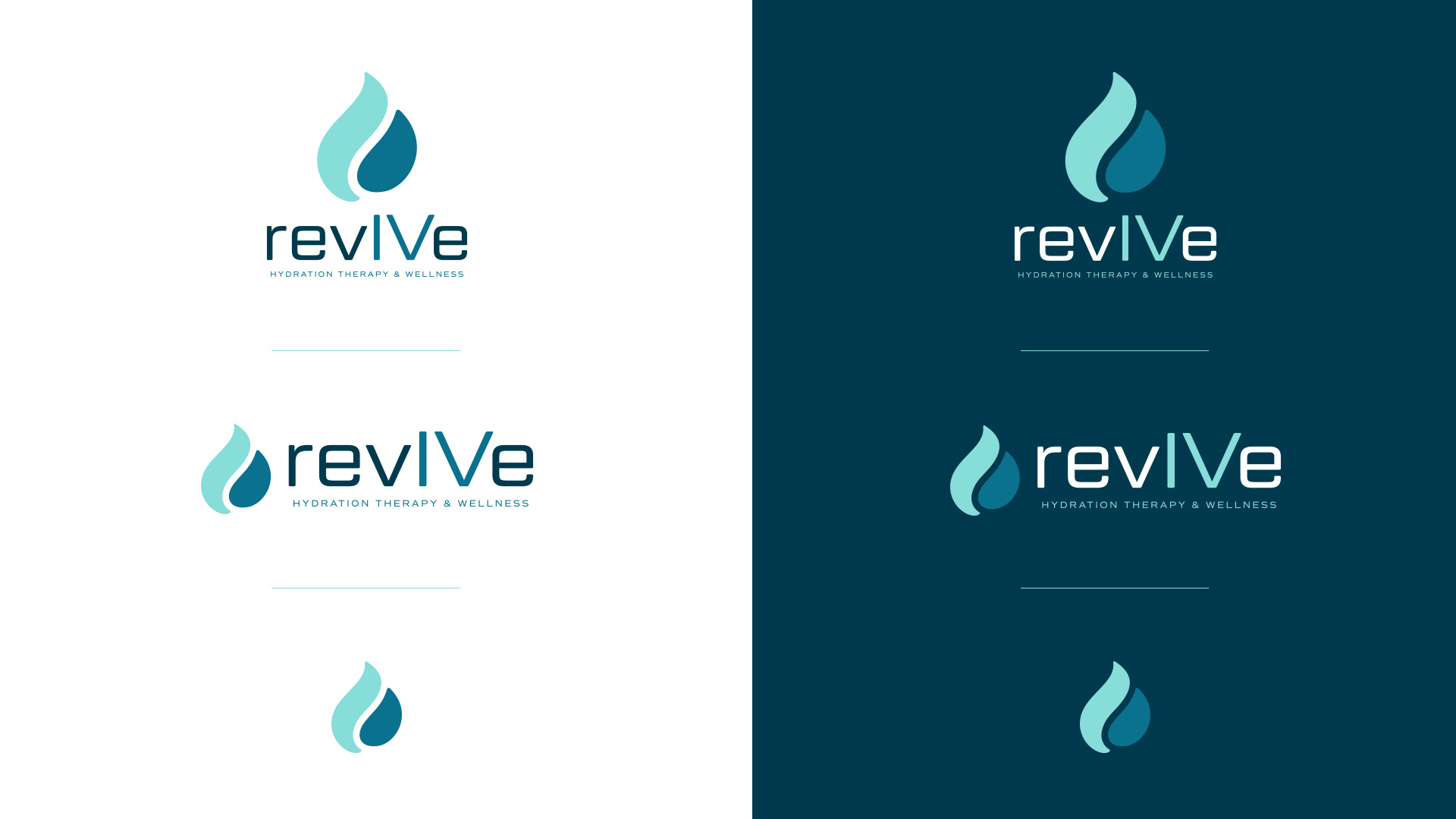 Revive Hydration Therapy Branding by Bookmark Creative on Dribbble