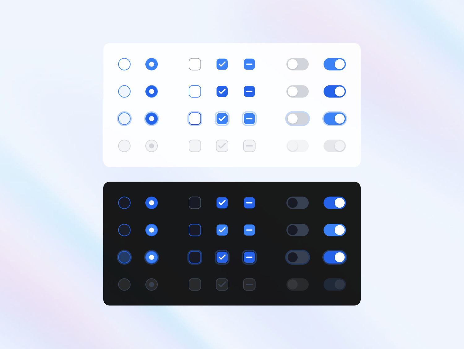 Radio, Checkbox, and Switch (Toggle) Variants by Envi Bagus on Dribbble Radio, Checkbox, and Switch (Toggle) Variants by Envi Bagus on Dribbble