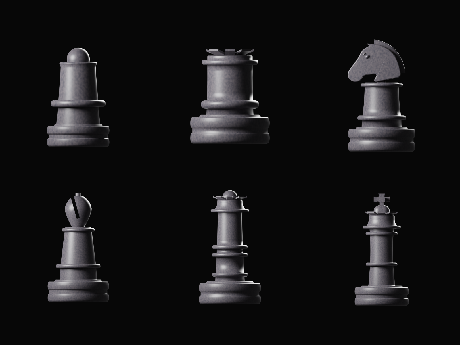 3D Chess Models | 3D Design Project by Rajeev Choudhary on Dribbble