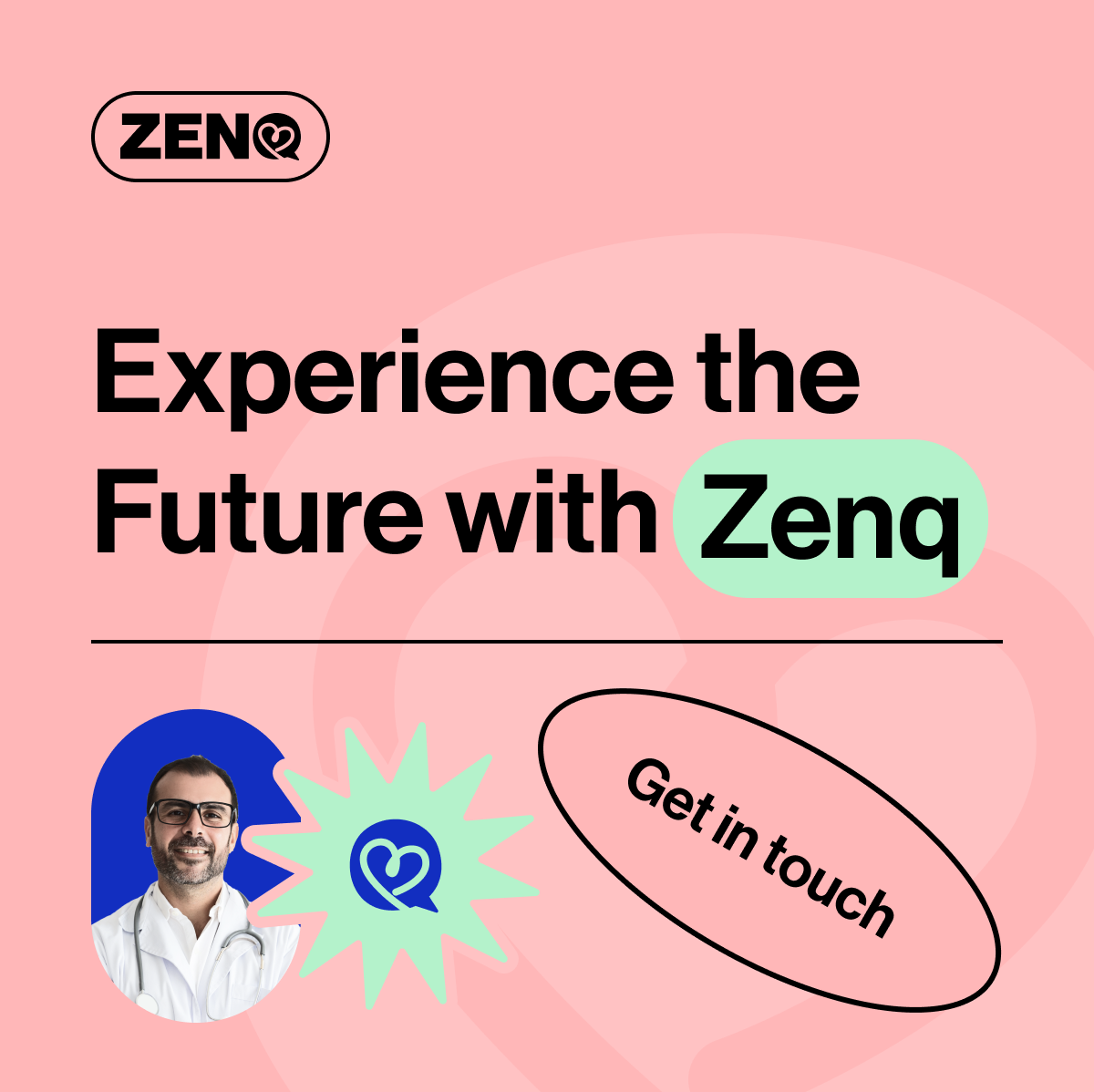 "Zenq" Telemedicine platform branding by Omotive on Dribbble