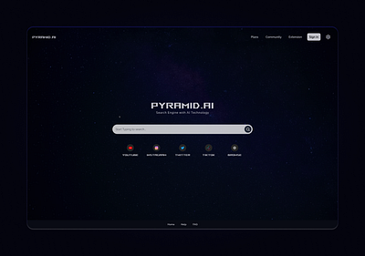 Search Engine with AI Technology by Bonar Muhzachri on Dribbble