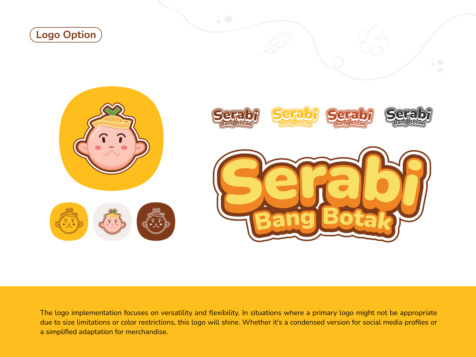 Serabi Bang Botak- Visual Identity by Moin on Dribbble