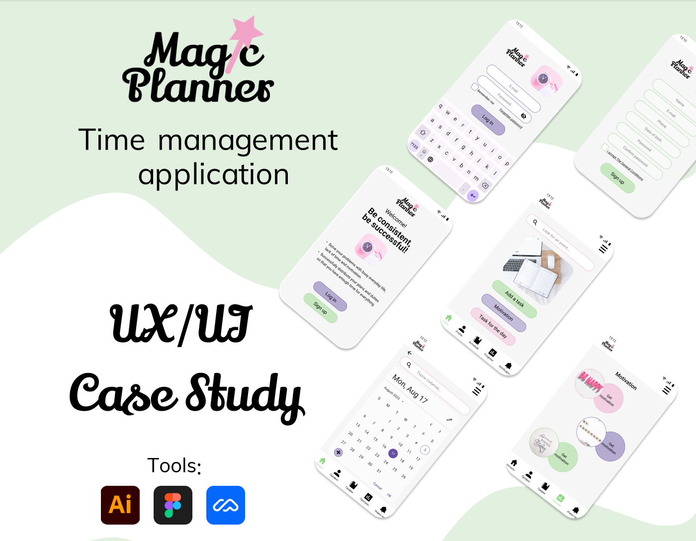 Magic Planner App - UX/UI Case Study by D. Slavova on Dribbble