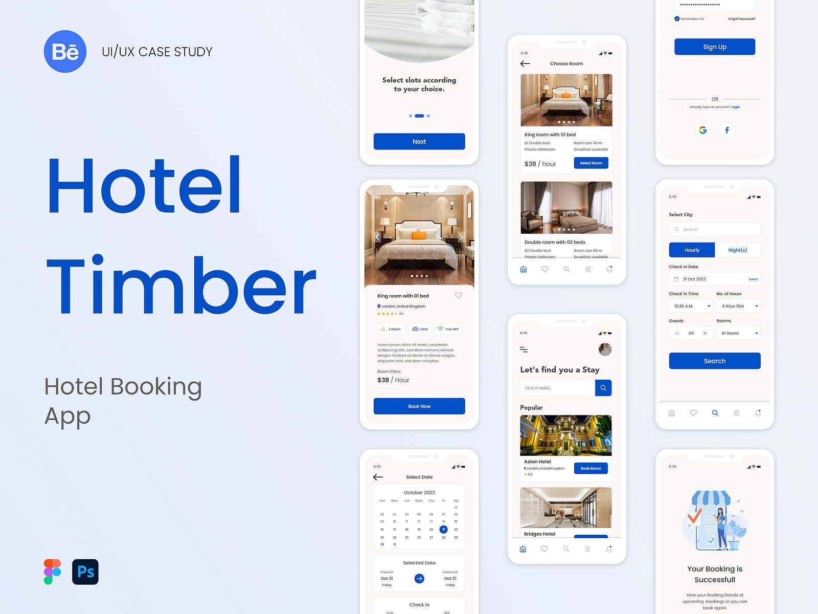 Hotel room booking app. by Ayushi Niranjan on Dribbble
