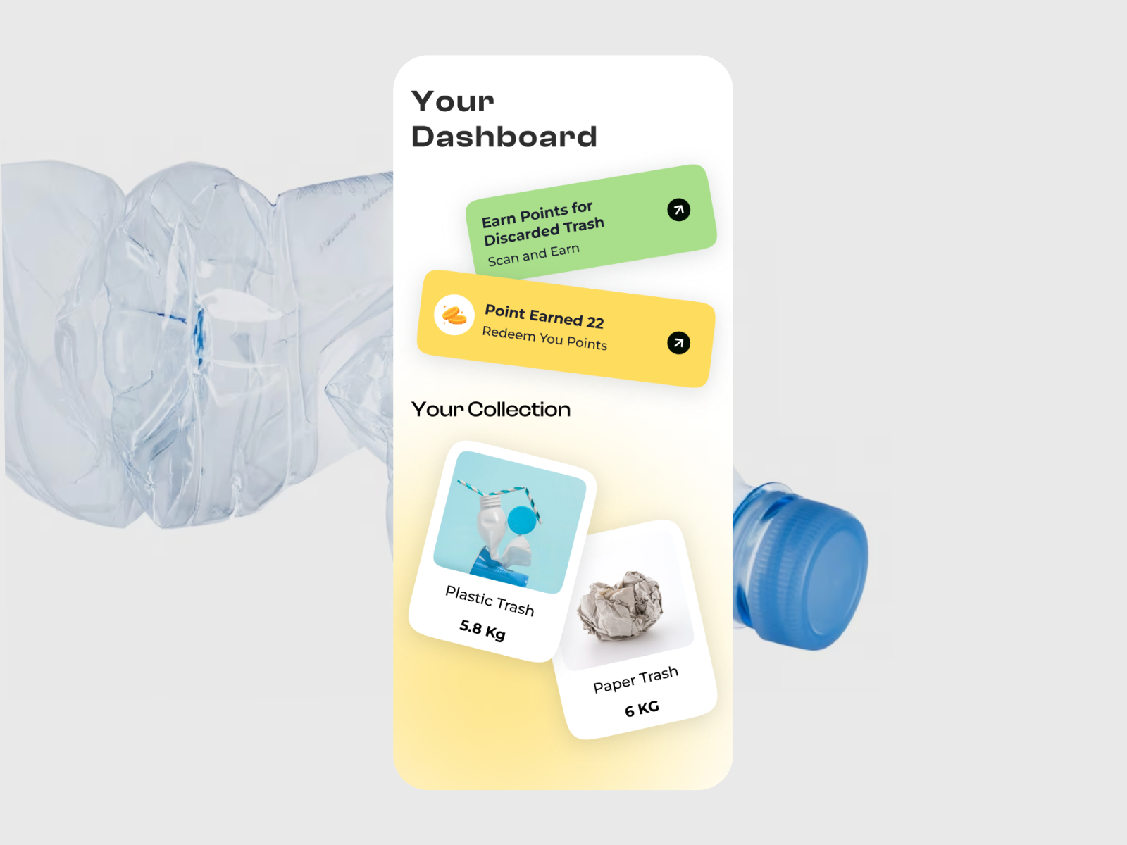 Garbage recycle app design mobile app by lazy kar for LazyInterface UI ...