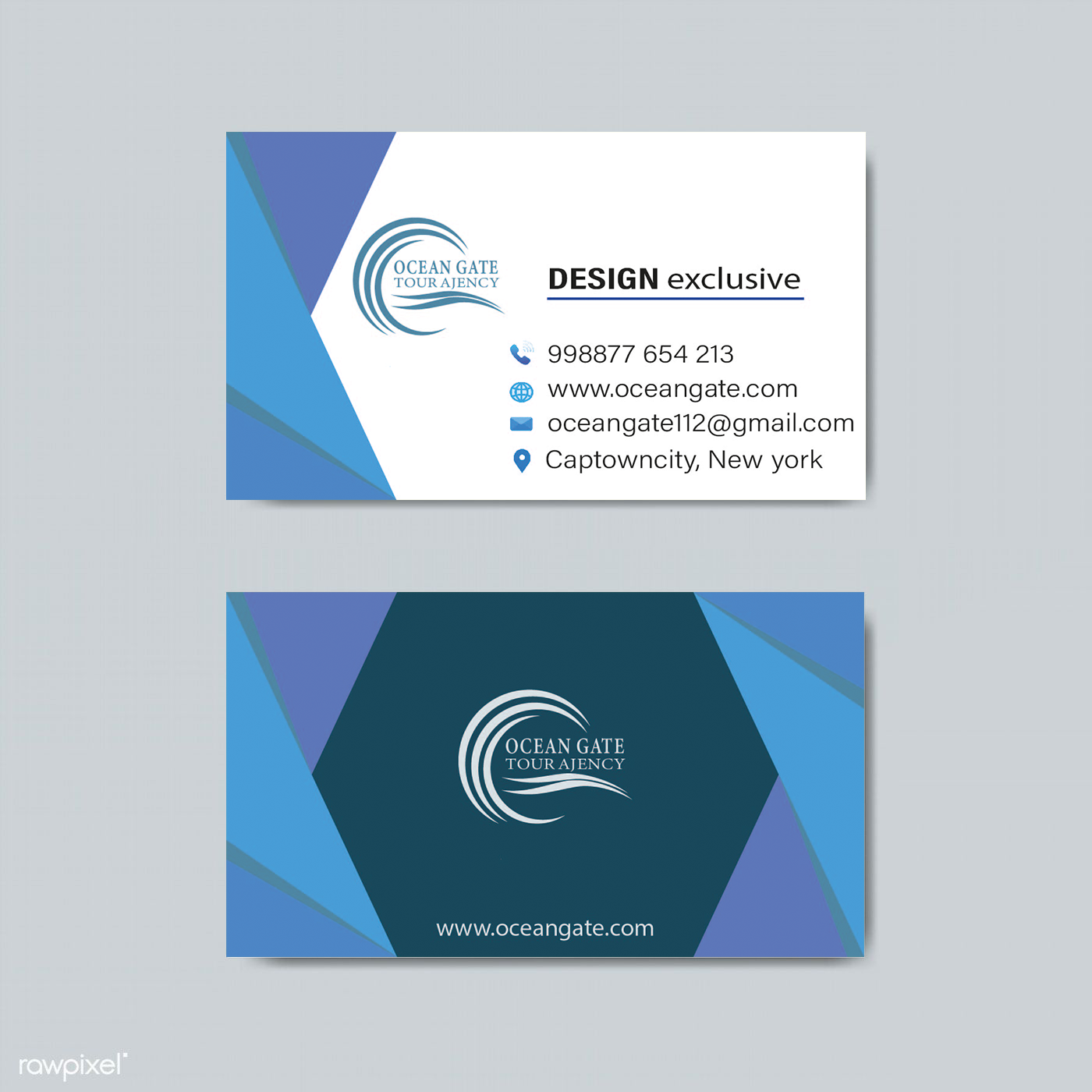 Business Card by Yeasin Sunny on Dribbble