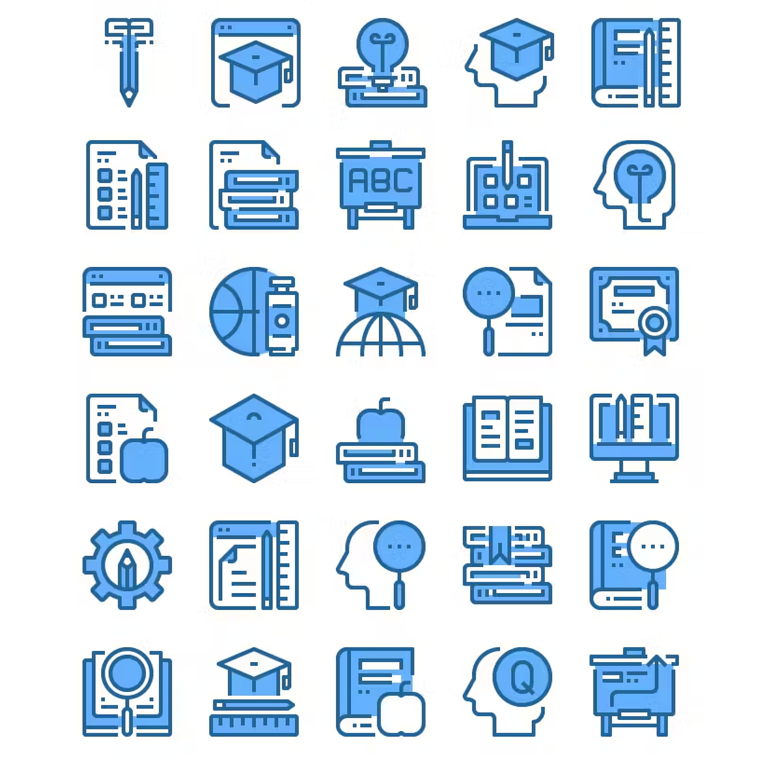 Learning & Development Icons by Alex Grossman on Dribbble