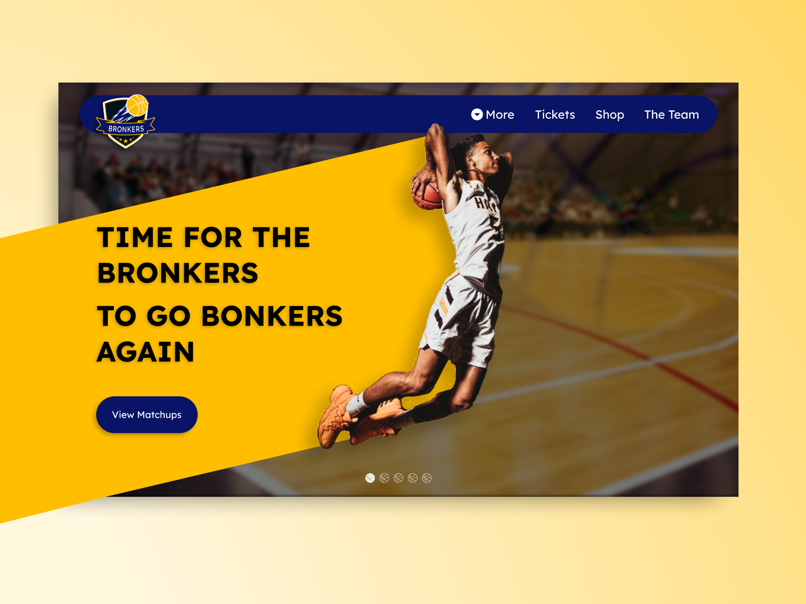 Unleash the Spirit: Bronkers College Team's Vibrant Landing Page by ...