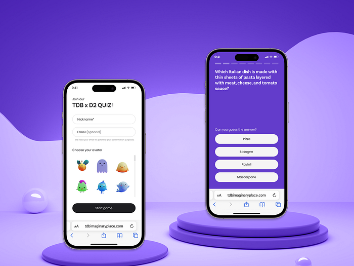 Browse thousands of Quiz UI images for design inspiration | Dribbble