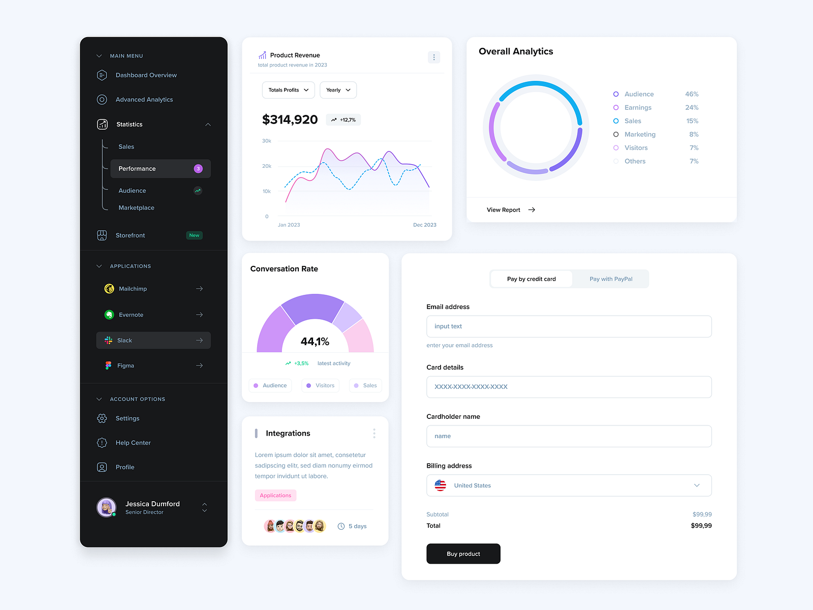 UI Components by KL-Webmedia on Dribbble