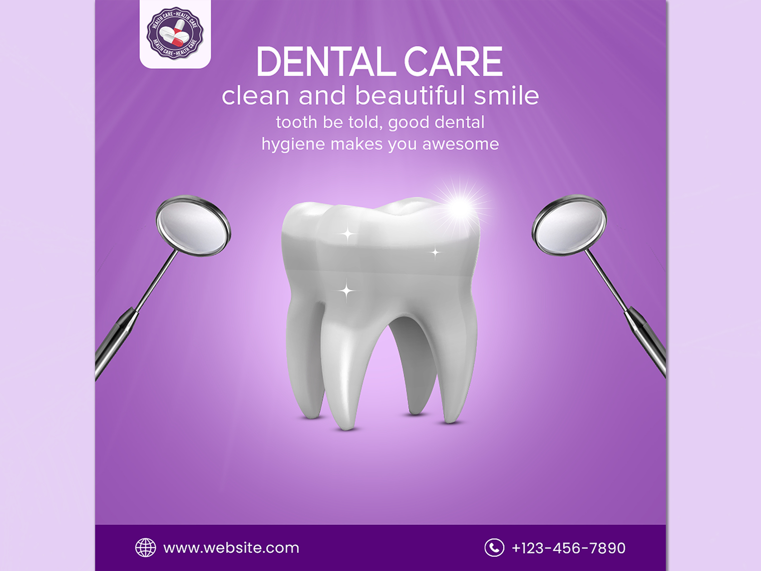 Dental Clinic | Advertising Banner Design by Legoon Pixel on Dribbble