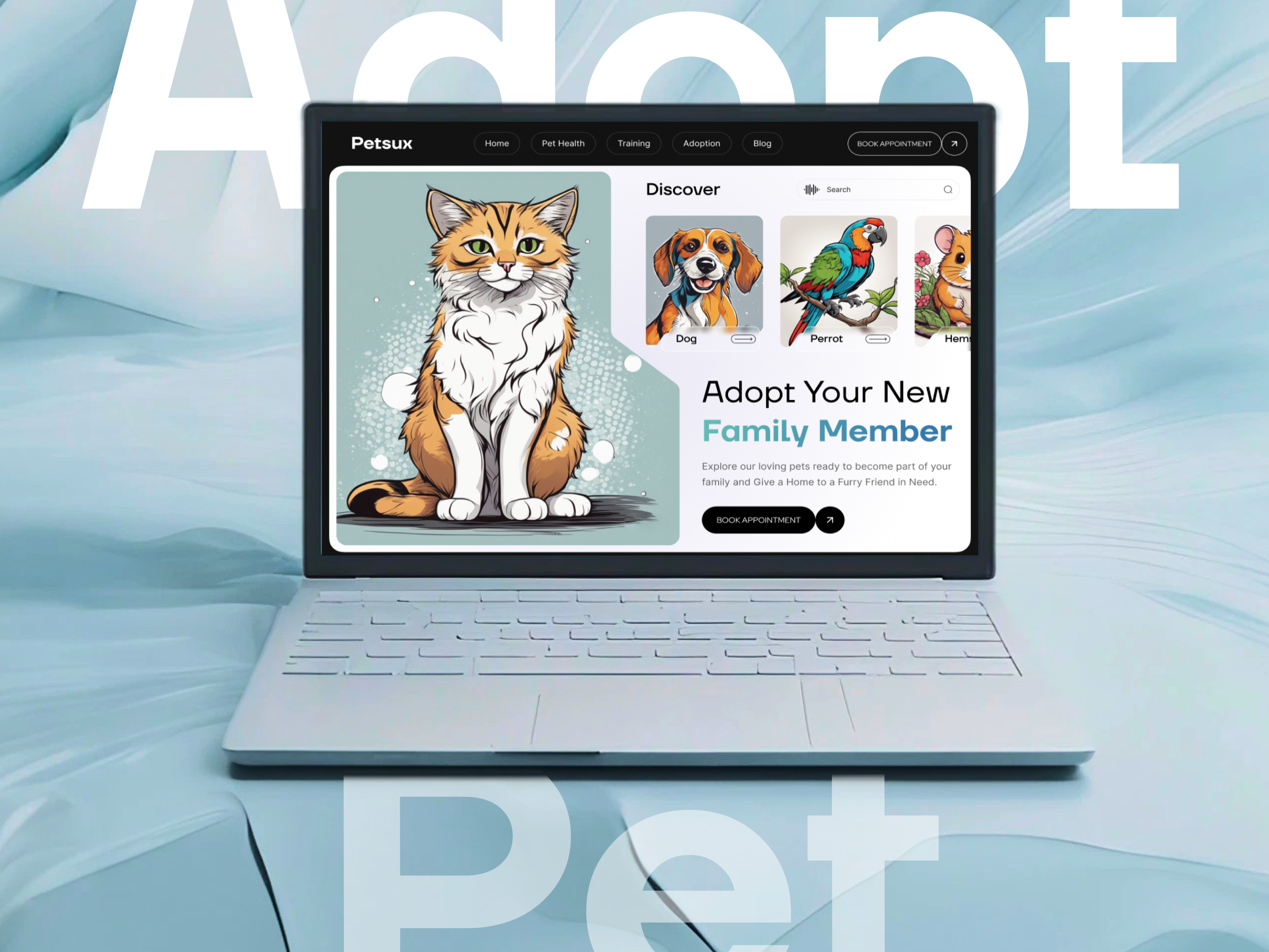 Pet Adoption Website by Nishar Multani for Smart Ux Design on Dribbble
