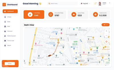 TAXI Management Dashboard by Appretive Infotech on Dribbble