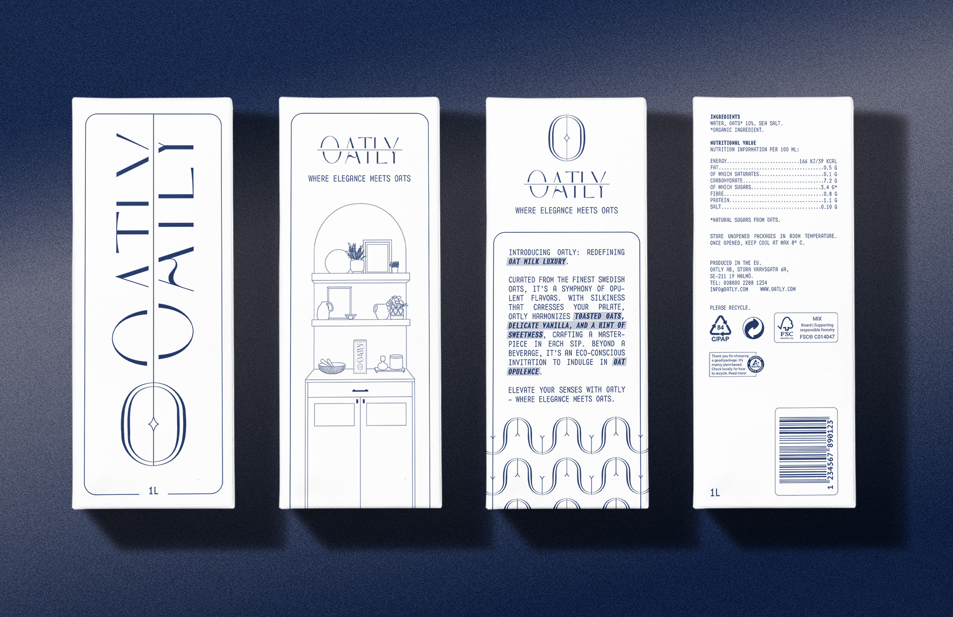 Oatly Goes Luxury: Oatly Rebrand by Chanel on Dribbble
