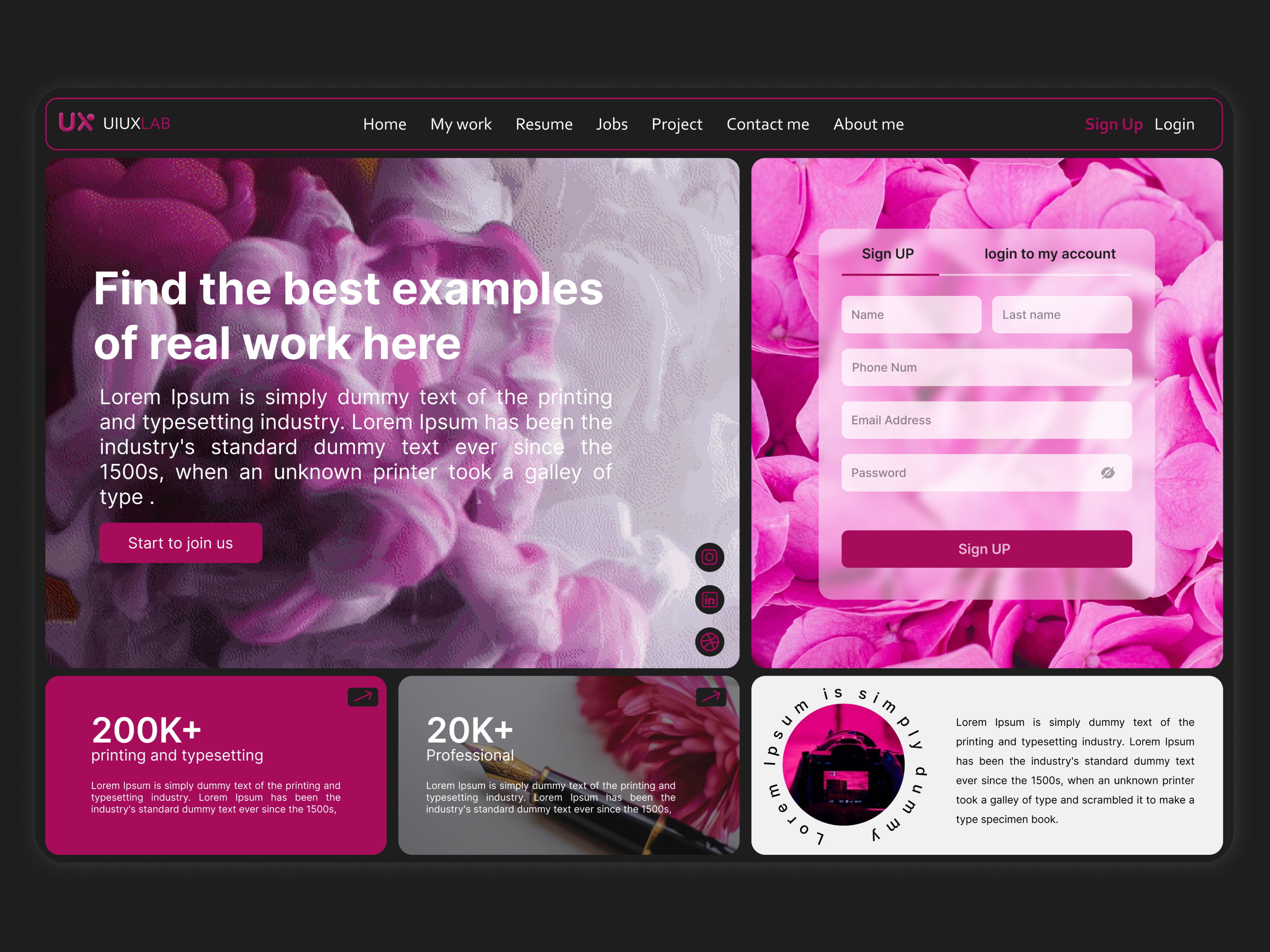 Uiux Lab Website By Shakila Mohammadi On Dribbble 