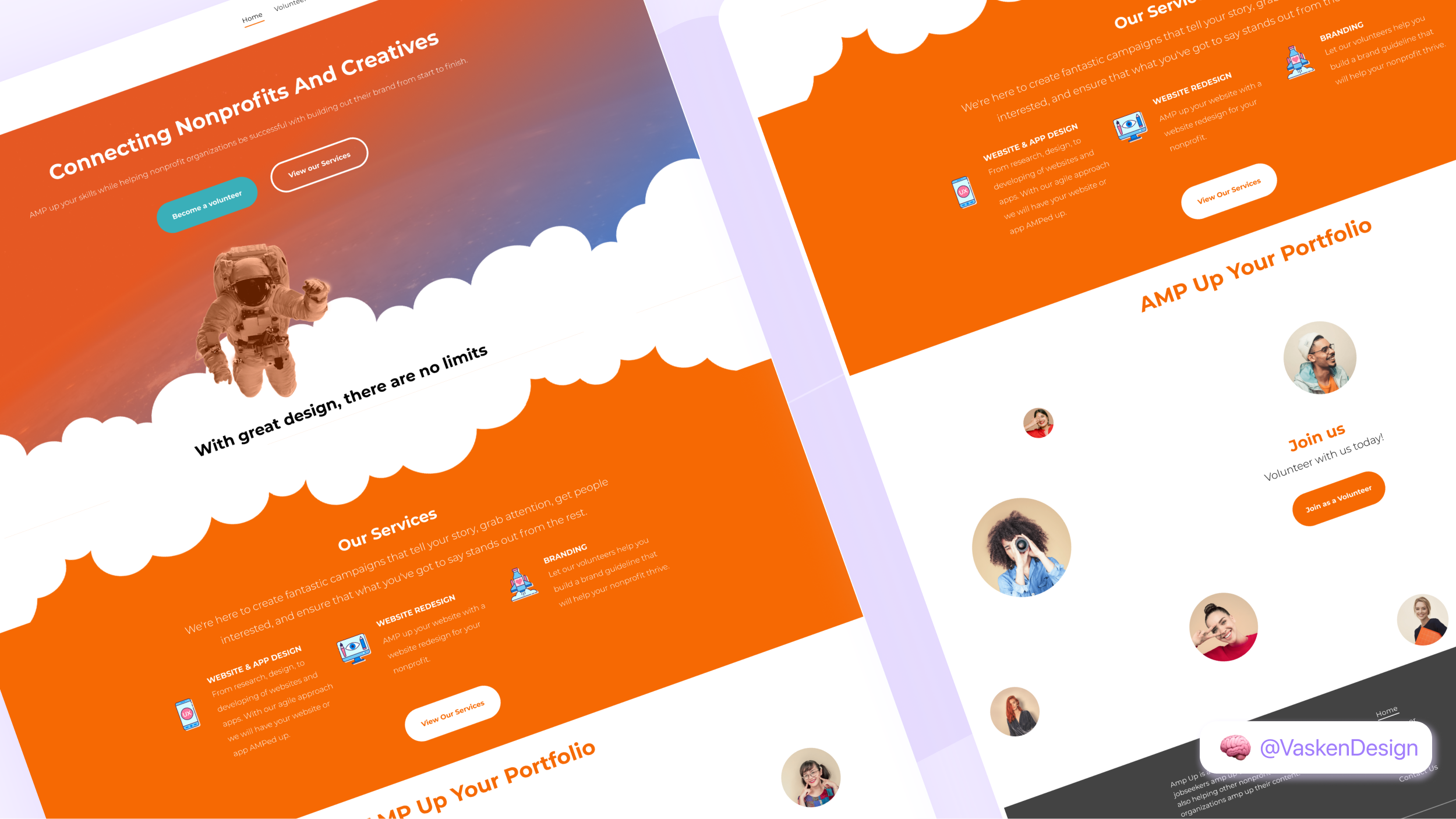 Amp Up Design | Website design by Vasken Mouradian | Lead UX/UI ...