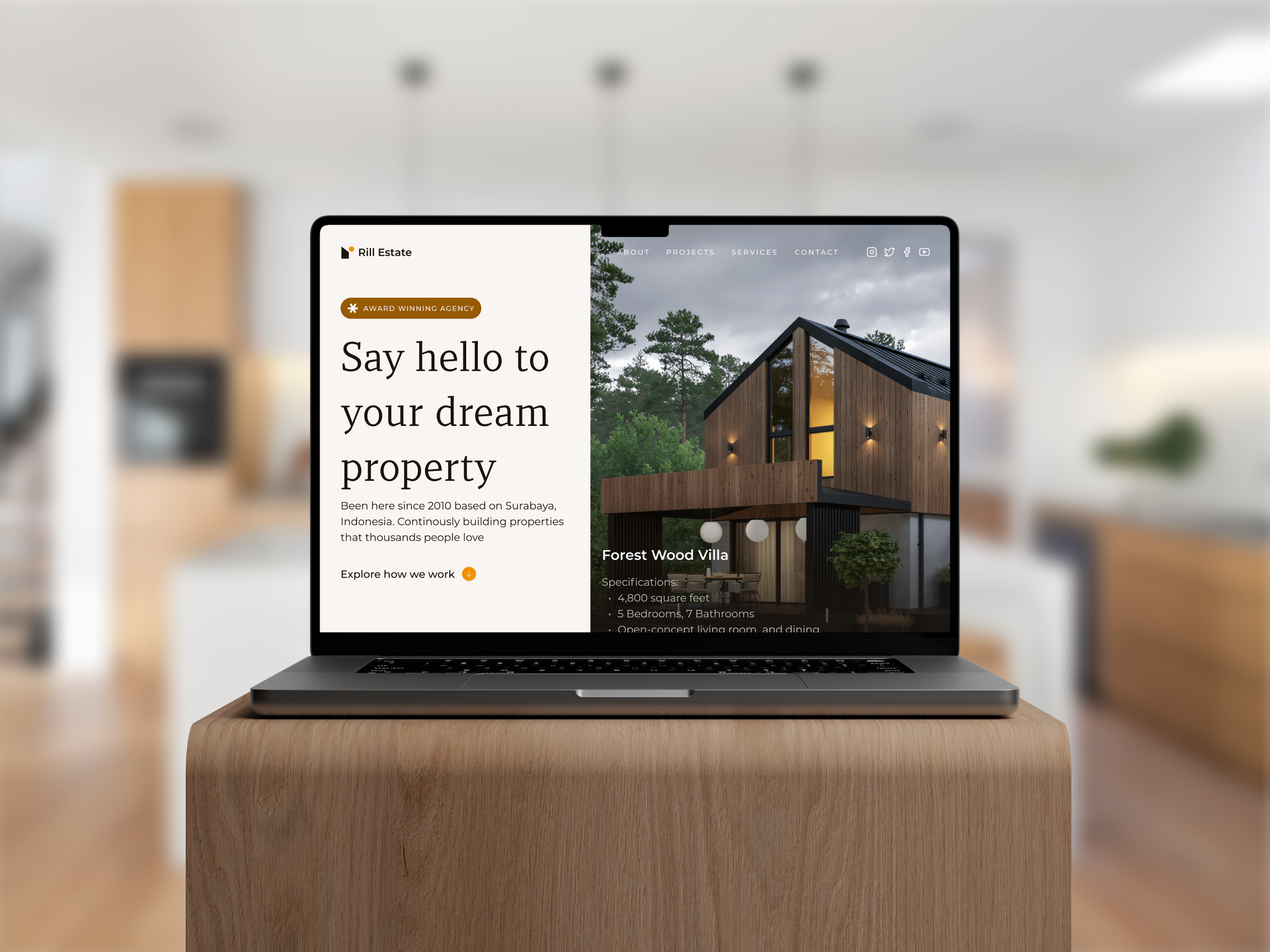Rill Estate - Real Estate Agency Landing Page by Michael Stevanus ...