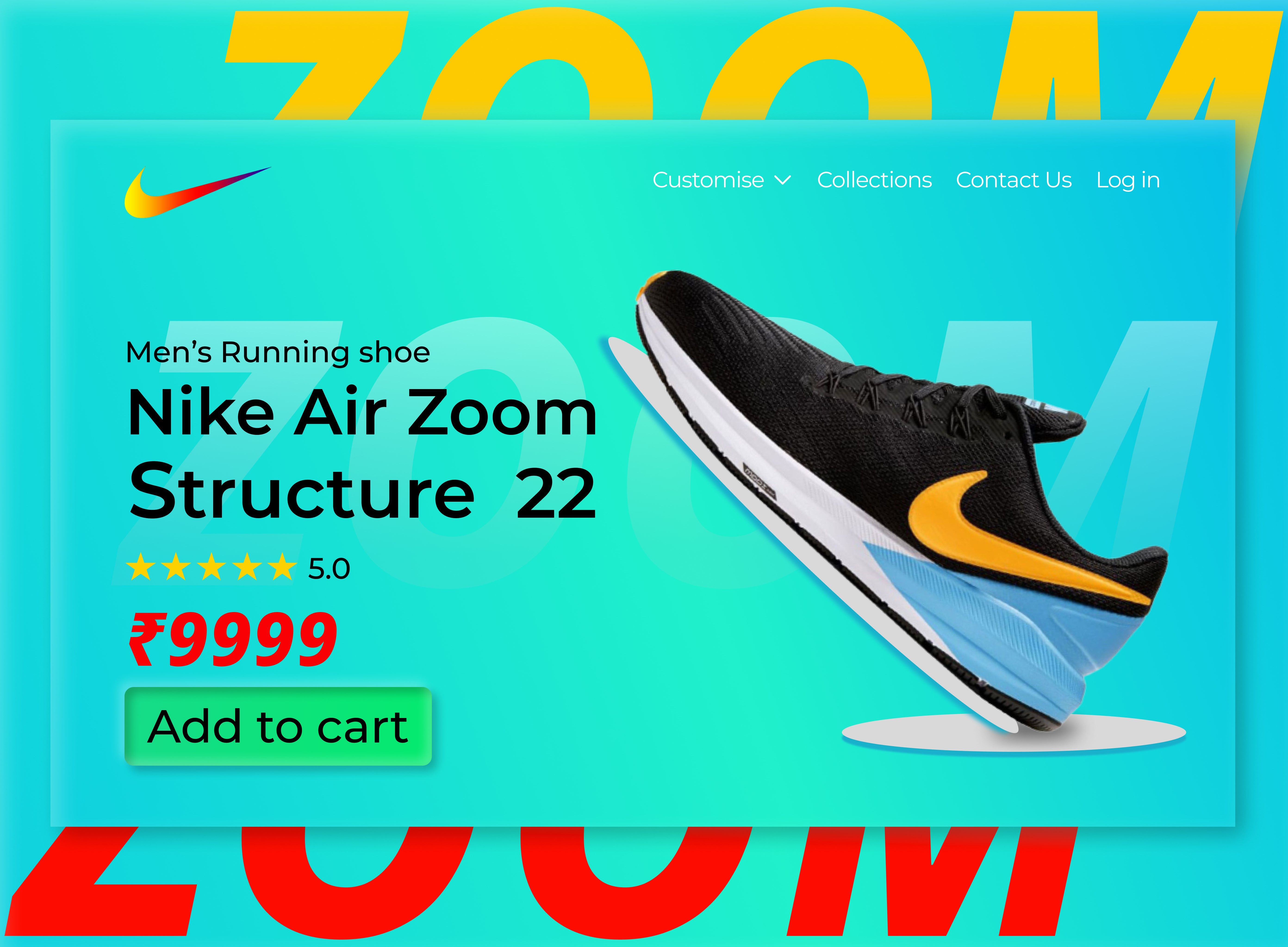NIKE Website banner redisgn by Chaithanya Reddy on Dribbble