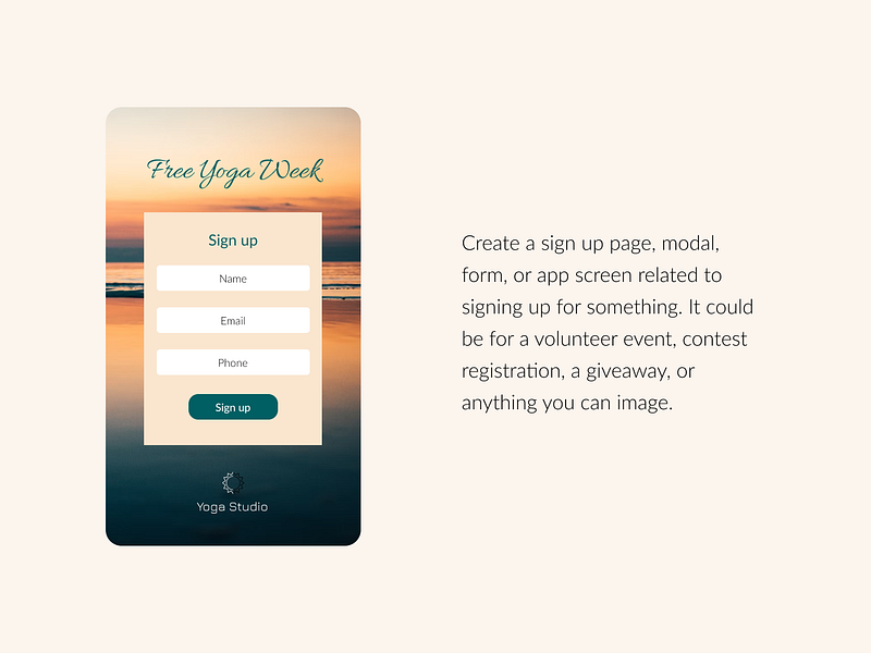 Creative Sign Up Page Design designs, themes, templates and ...