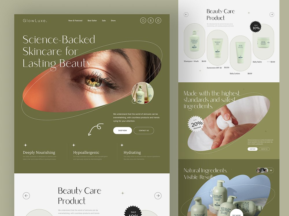 Beauty Website designs, themes, templates and downloadable graphic ...