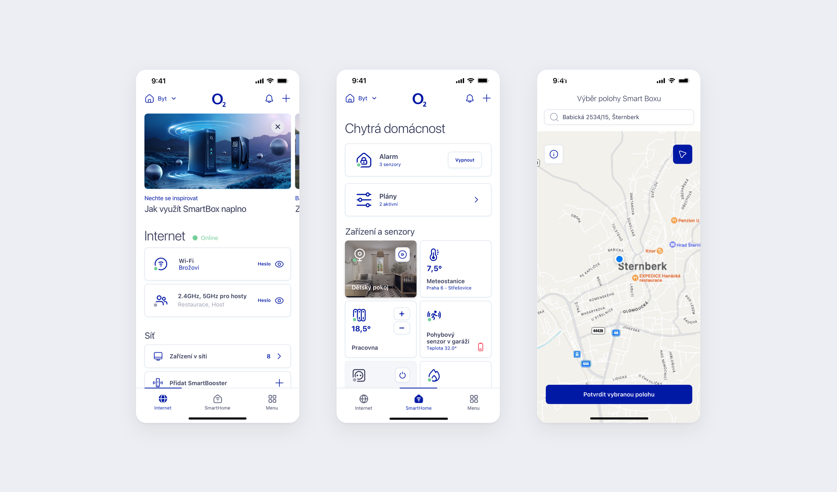 O2 Smart Box app by Martin Tellinger on Dribbble