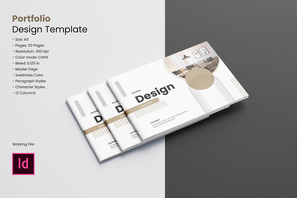 Design Portfolio Template by Mukhlasur Rahman on Dribbble